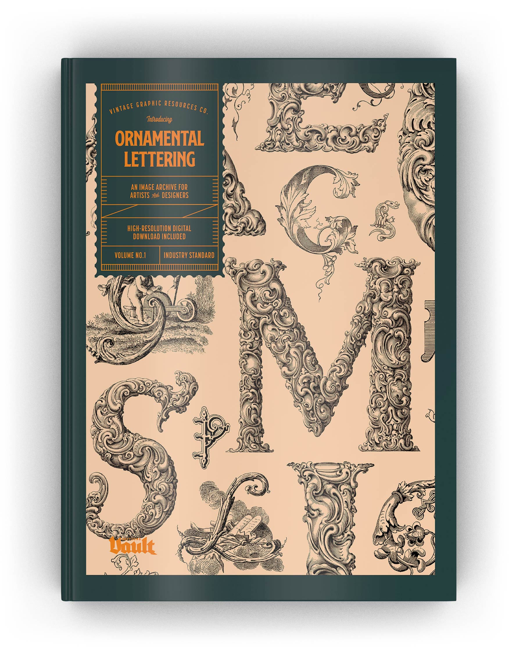 Ornamental Lettering Book (Digital Product)