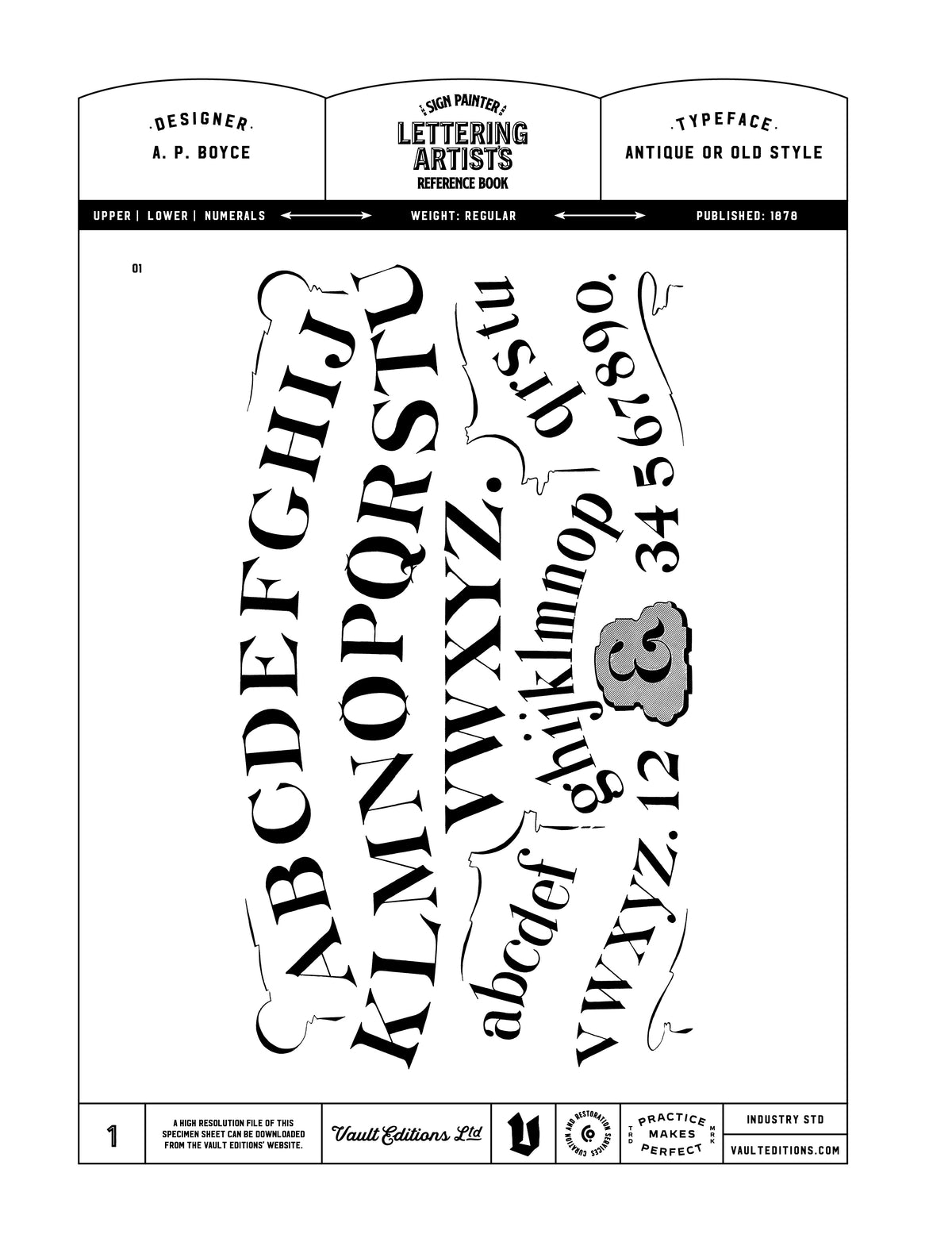 The Sign Painter and Lettering Artist's Reference Book of Alphabets an